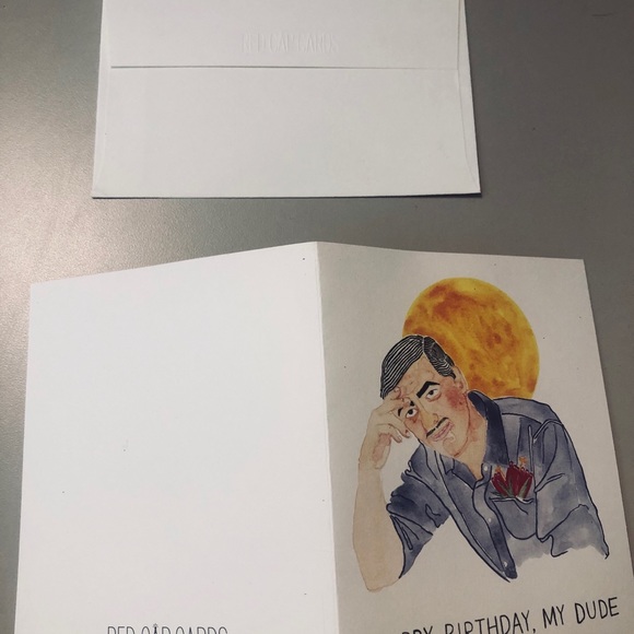 Red Cap Cards | Party Supplies | Pablo Escobar Birthday Card | Poshmark